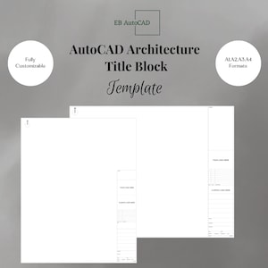 Architect Title Block Templates | Autocad Title Block Template ...