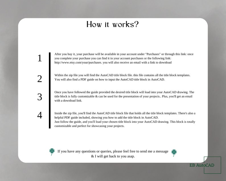 Architectural Autocad Title Block Template | Portrait Landscape DWG - Etsy