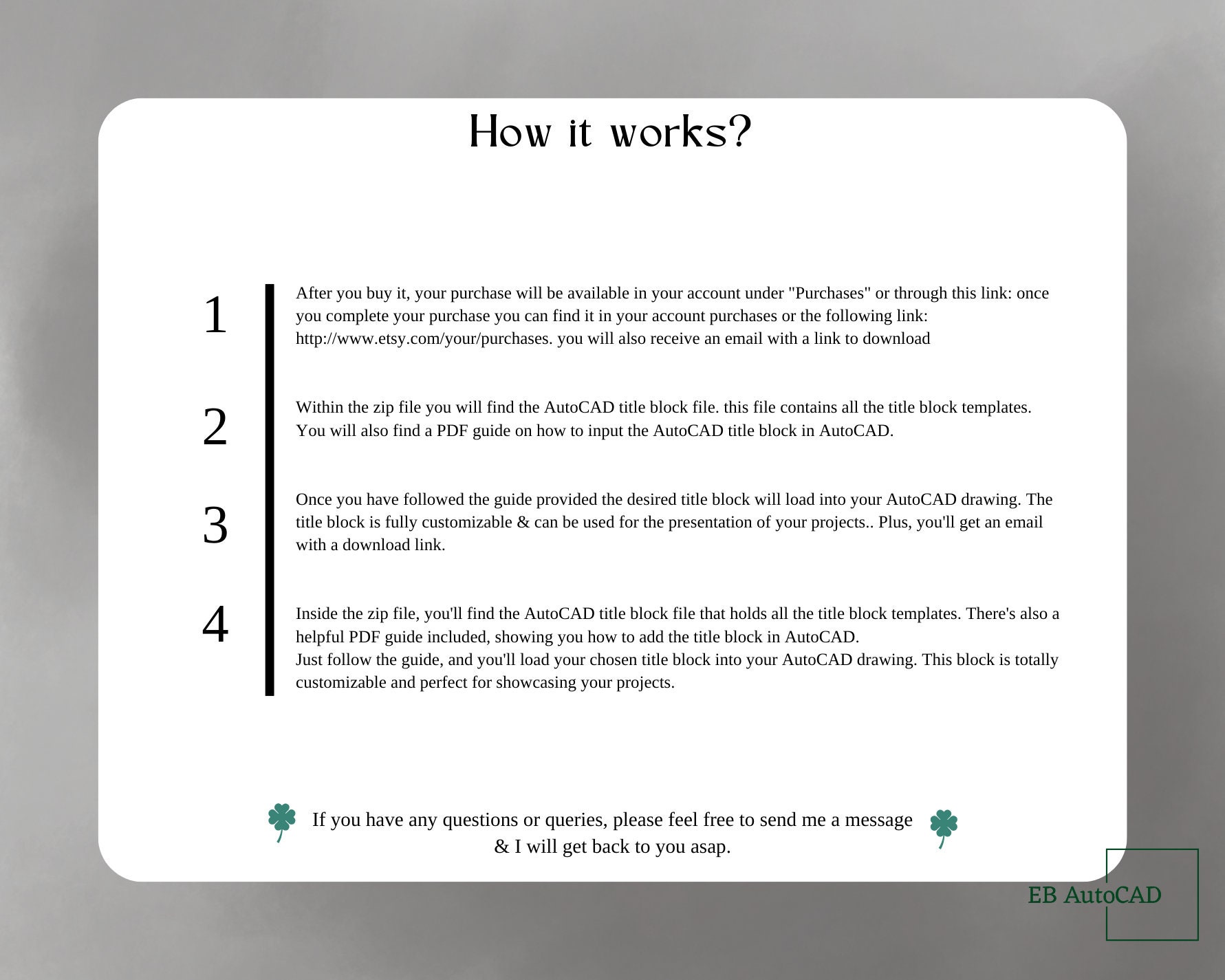 Architectural Autocad Title Block Template | Portrait Landscape DWG - Etsy