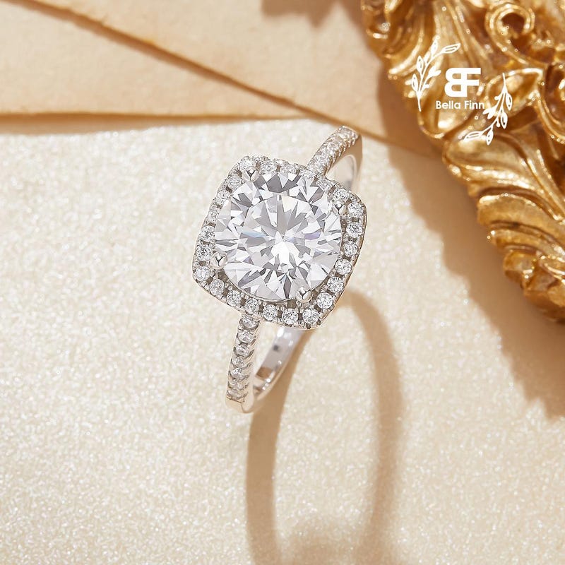 Round Square Ring - Etsy