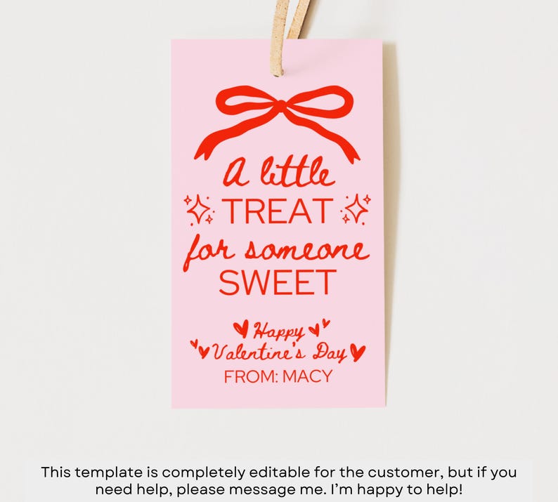 Coquette Bow Classroom Valentines for Classroom - Valentines Classroom ...