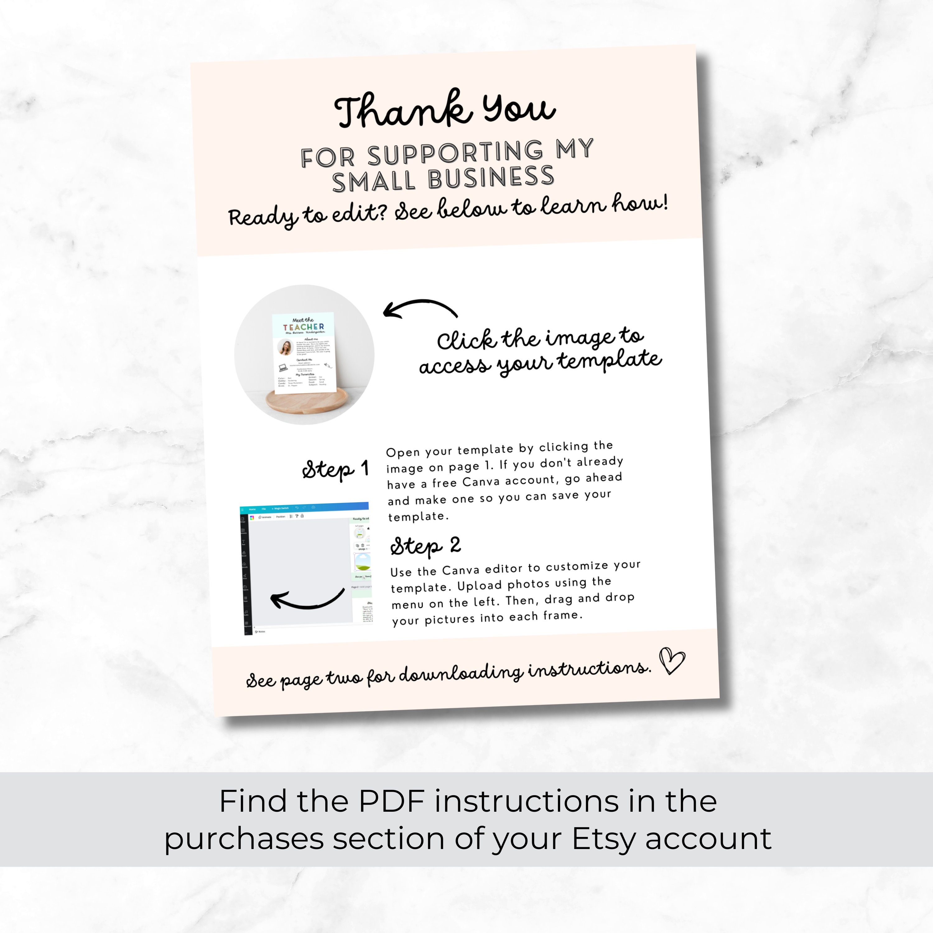 Meet the Teacher Template for Back to School Night - Preschool ...