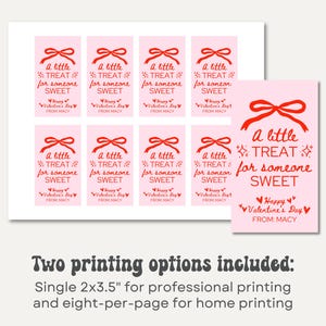 Coquette Bow Classroom Valentines for Classroom - Valentines Classroom ...