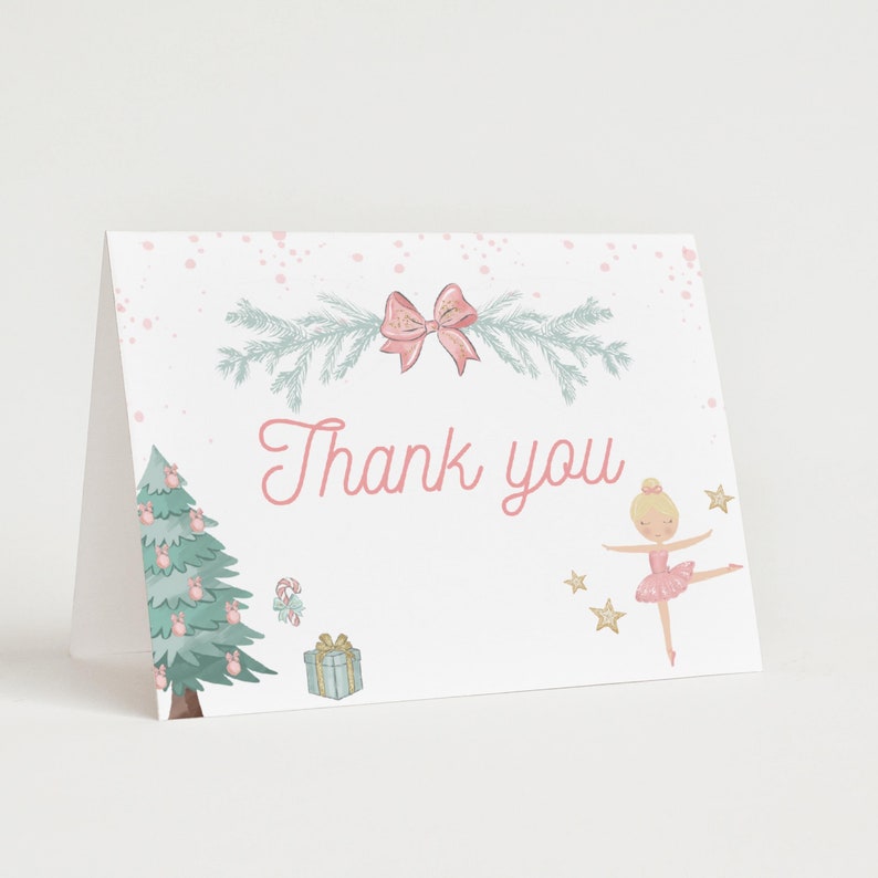 Land of Sweets Nutcracker Thank You Cards | Christmas Thank You Cards ...