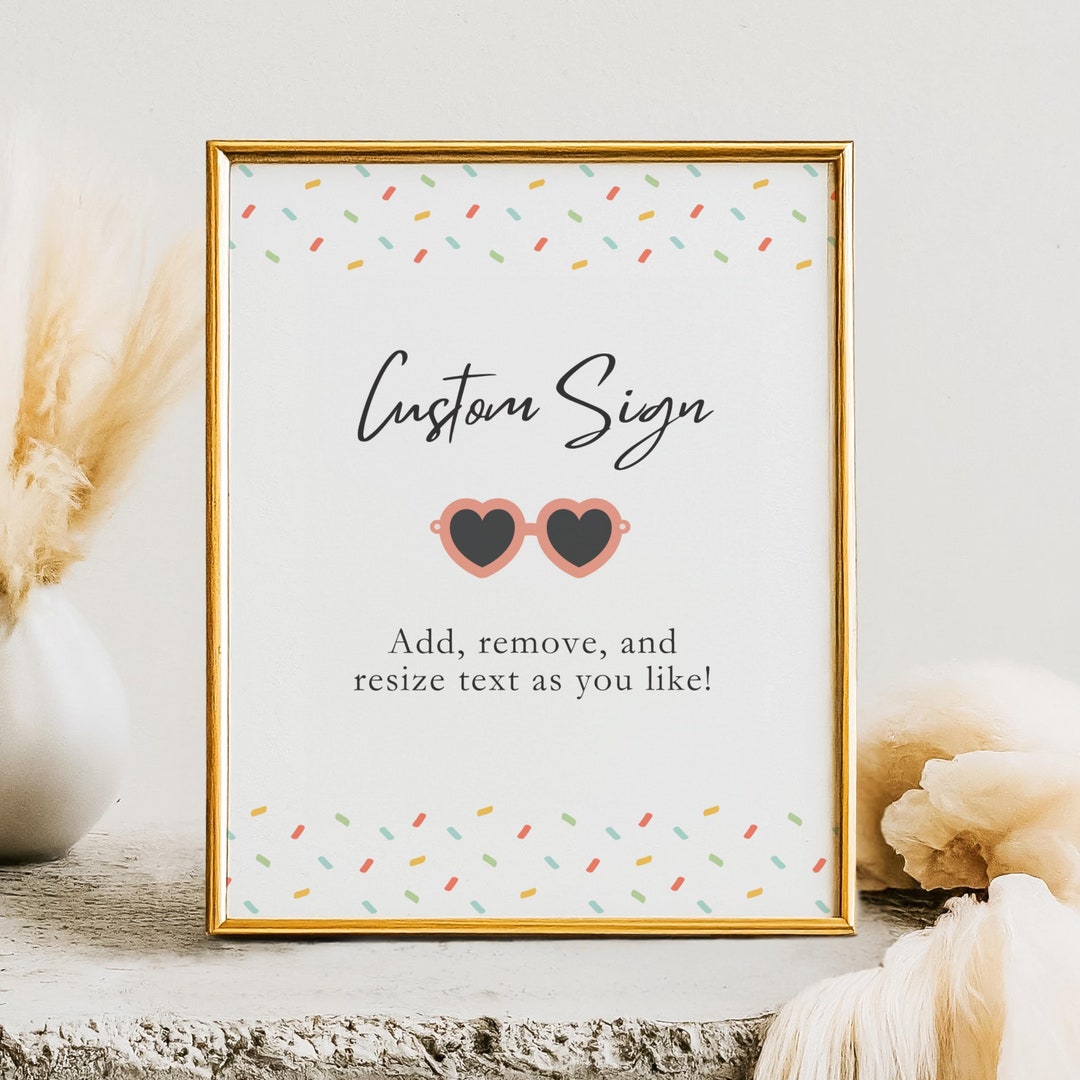 Custom Threenager 3rd Birthday Sign - Little Miss Threenager Birthday ...