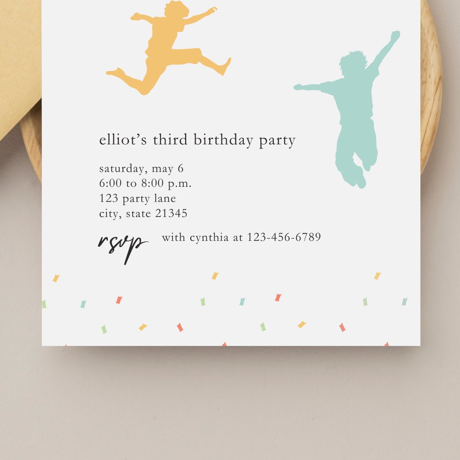 Trampoline Park Birthday Invitation Trampoline Birthday - Etsy