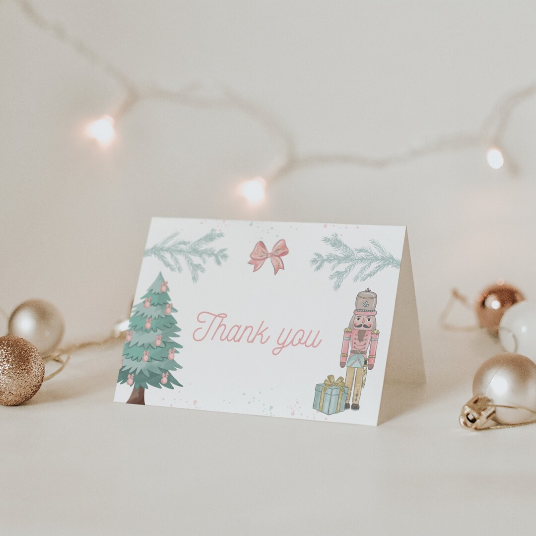 Land of Sweets Nutcracker Thank You Cards Christmas Thank You Cards ...