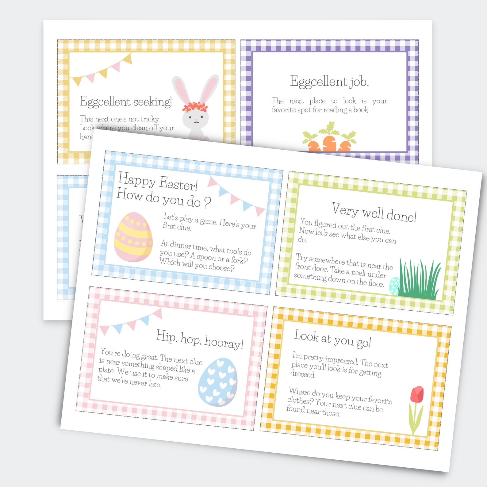Printable Easter Scavenger Hunt Clues Games for Easter Printable ...