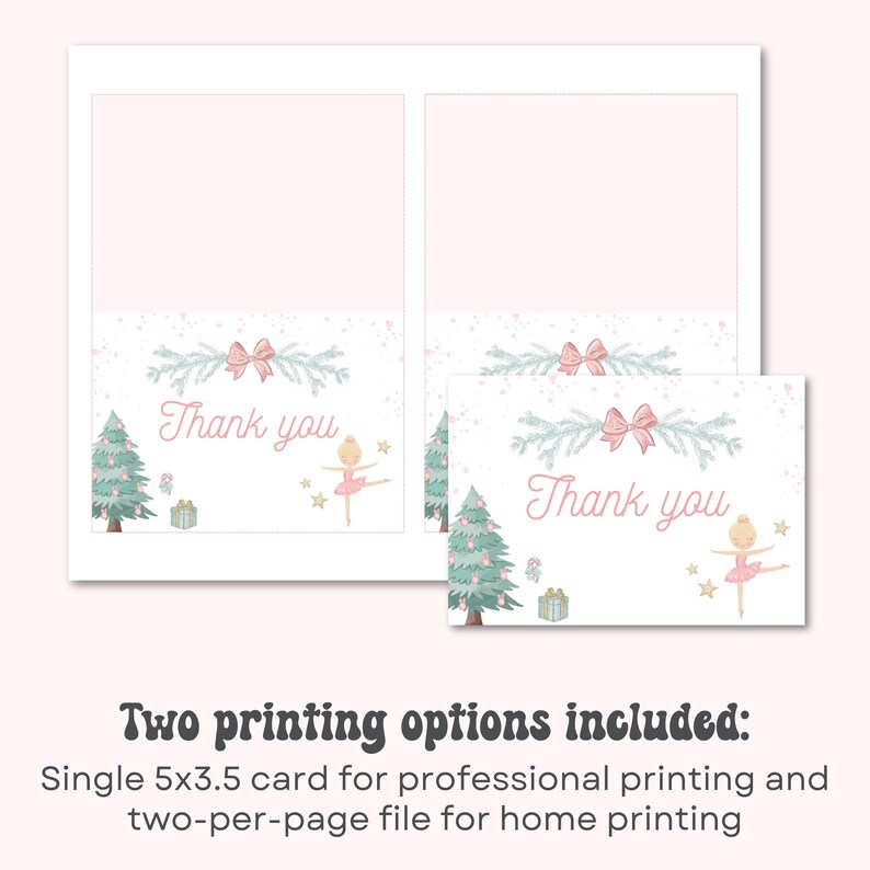 Land of Sweets Nutcracker Thank You Cards | Christmas Thank You Cards ...