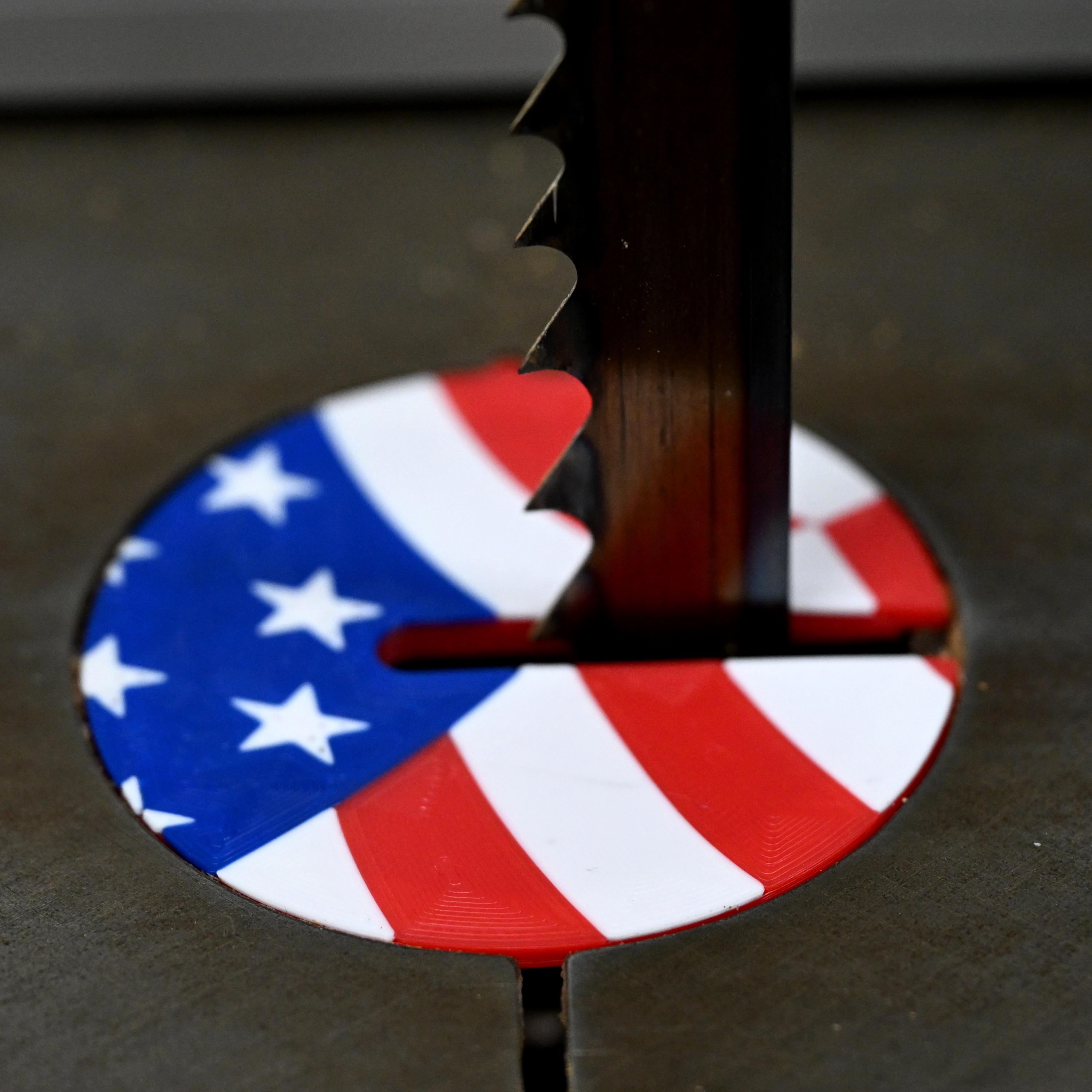 US Flag Delta 14” Bandsaw Throat Plates (replaces Delta Part ...