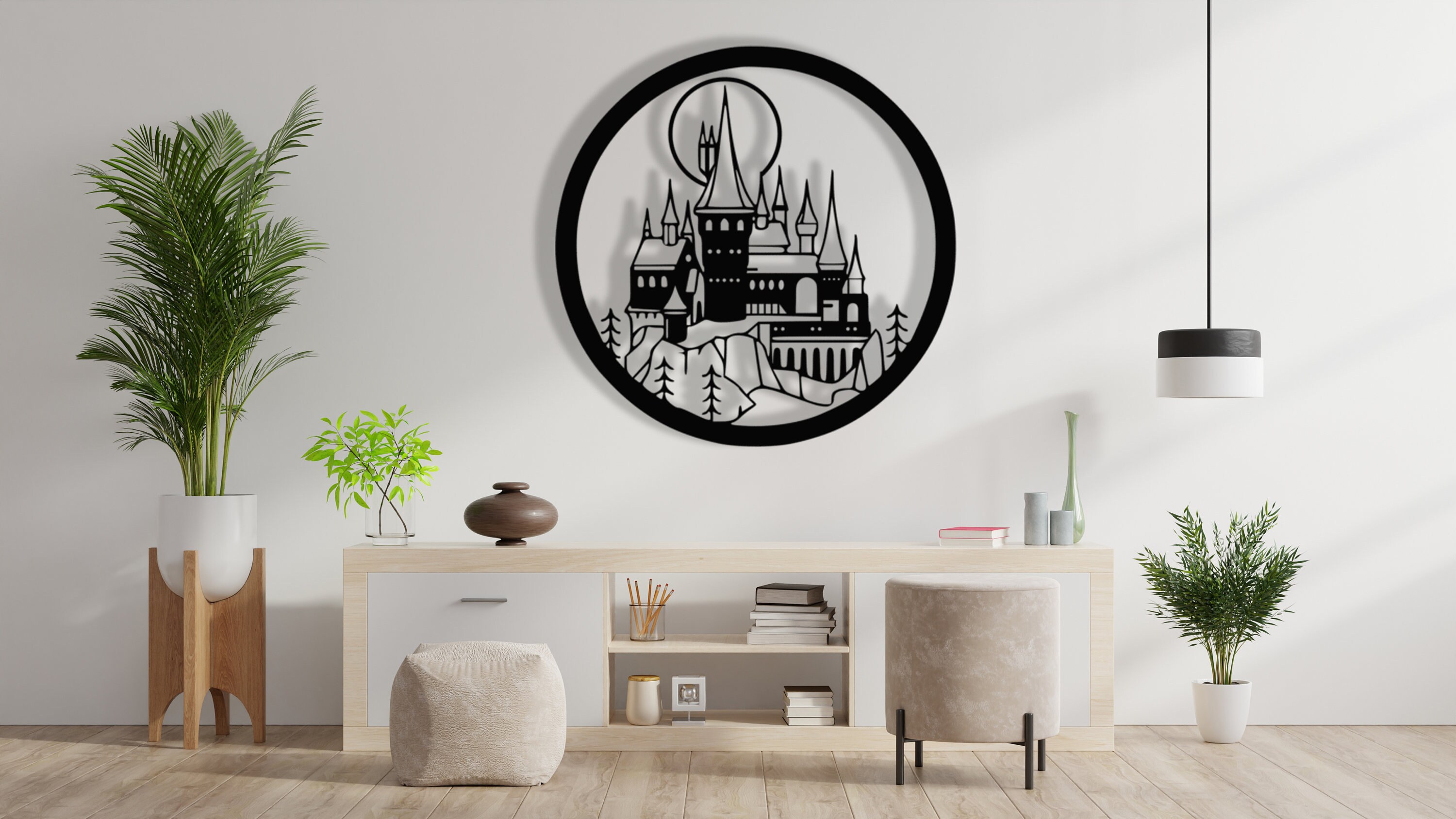 Wizard School Metal Wall Art,magic Wall Decor,halloween Decoration ...