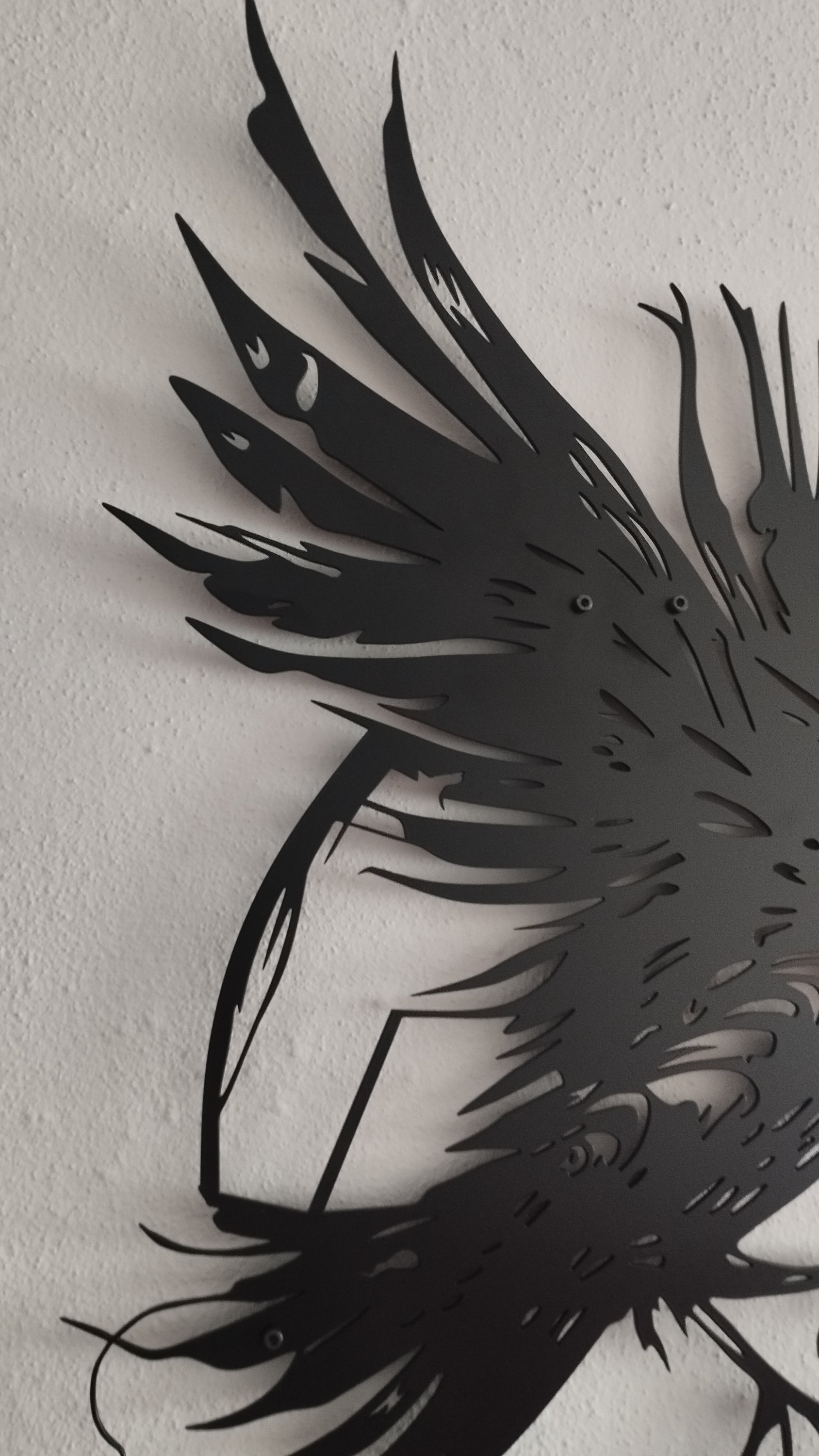 Raven Metal Wall Art, Crow Metal Wall Decor, Gothic Home Decor - Etsy