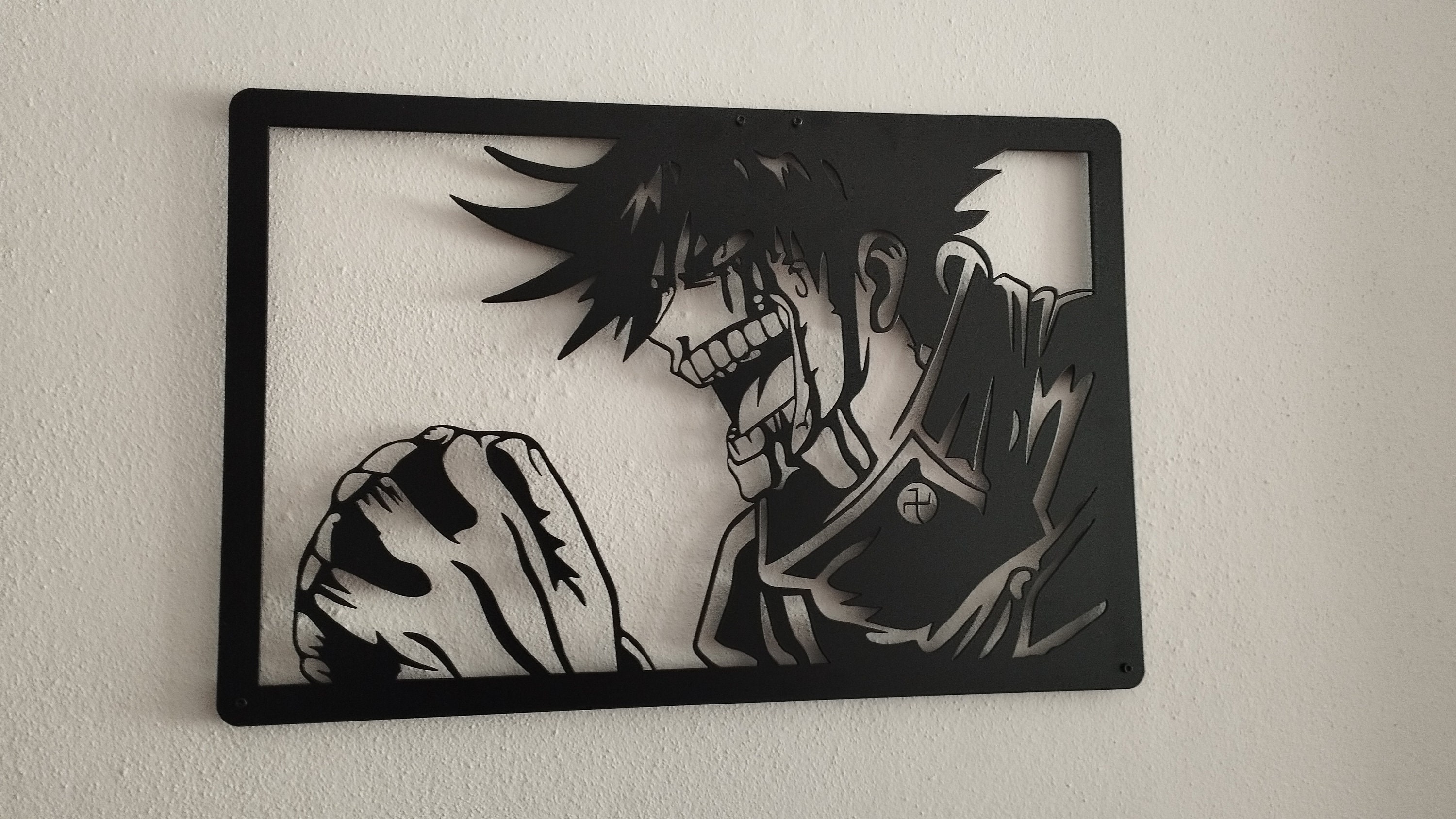 Anime Metal Wall Art, Anime Metal Poster, Anime Wall Decor, Anime Metal ...