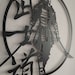 Bushido Metal Wall Art, Samurai Wall Hanging, Japanese Room Decor - Etsy