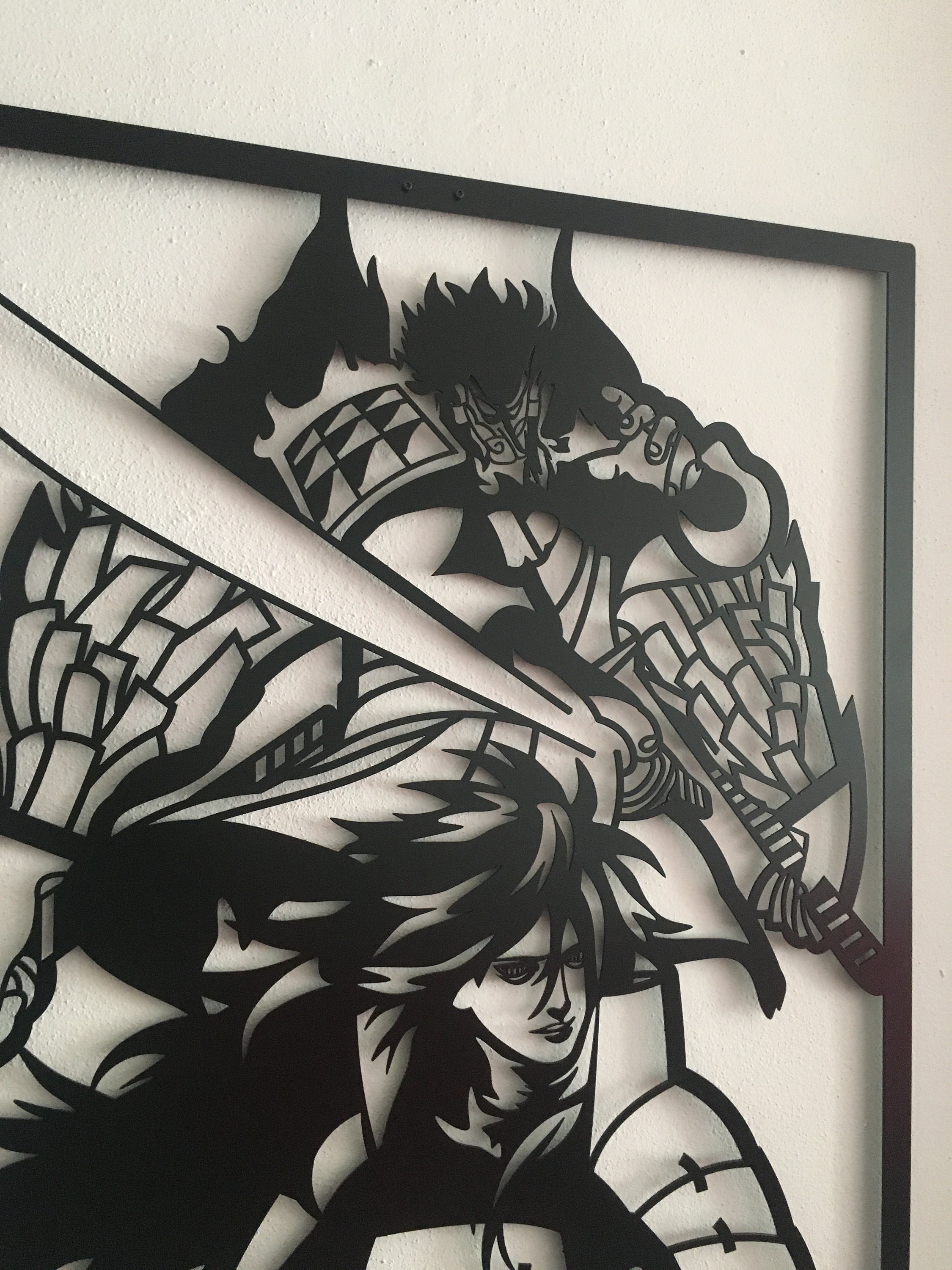 Anime Metal Wall Art Anime Metal Wall Decor Anime Poster - Etsy
