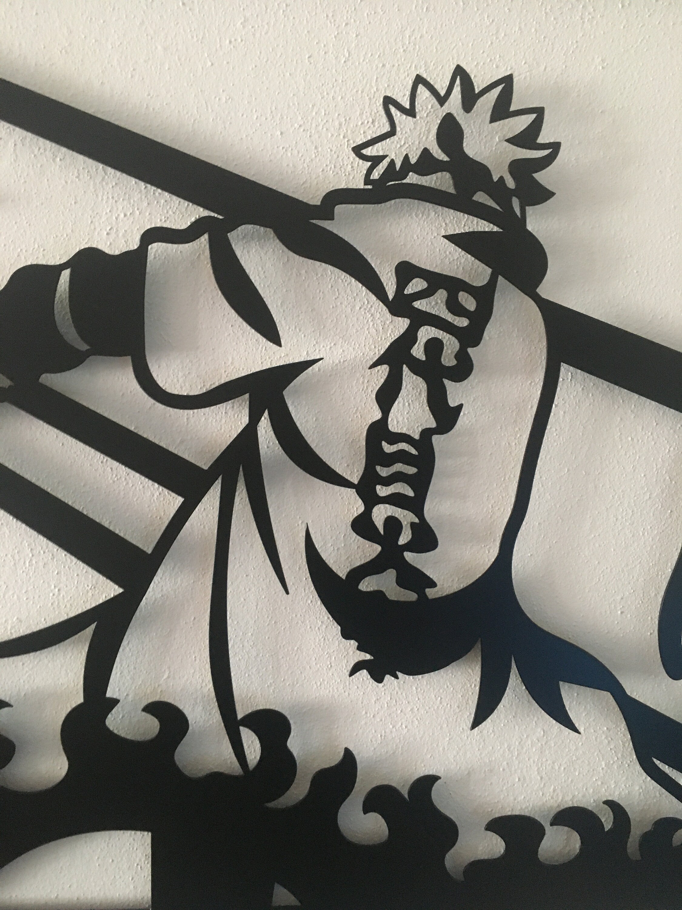 Anime Metal Wall Decor, Anime Metal Wall Art, Anime Birthday Gift ...