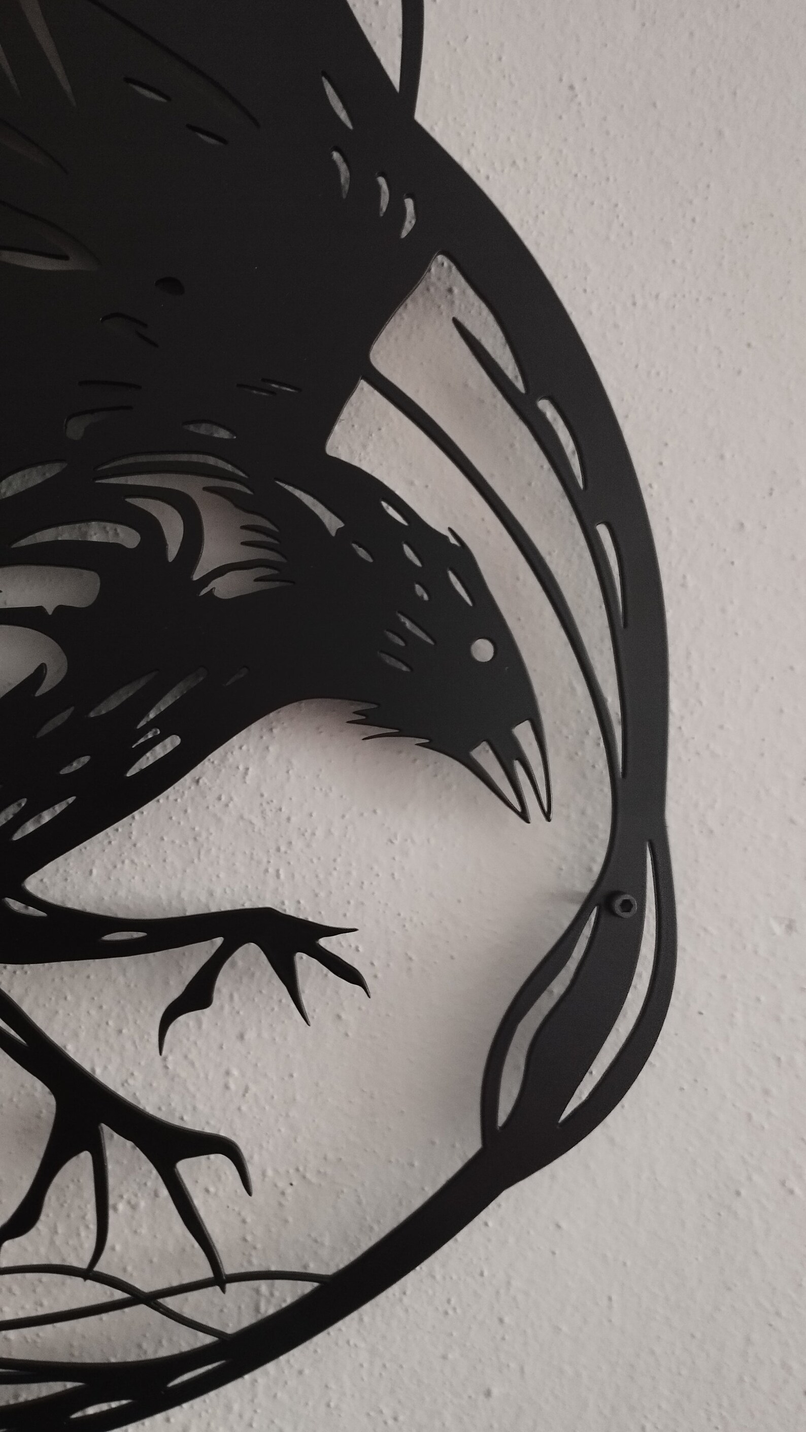 Raven Metal Wall Art, Crow Metal Wall Decor, Gothic Home Decor - Etsy