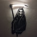 Grim Reaper Grim Reaper Metal Sign Gothic Wall Art With Neon - Etsy