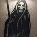 Grim Reaper Grim Reaper Metal Sign Gothic Wall Art With Neon - Etsy