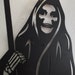 Grim Reaper Grim Reaper Metal Sign Gothic Wall Art With Neon - Etsy