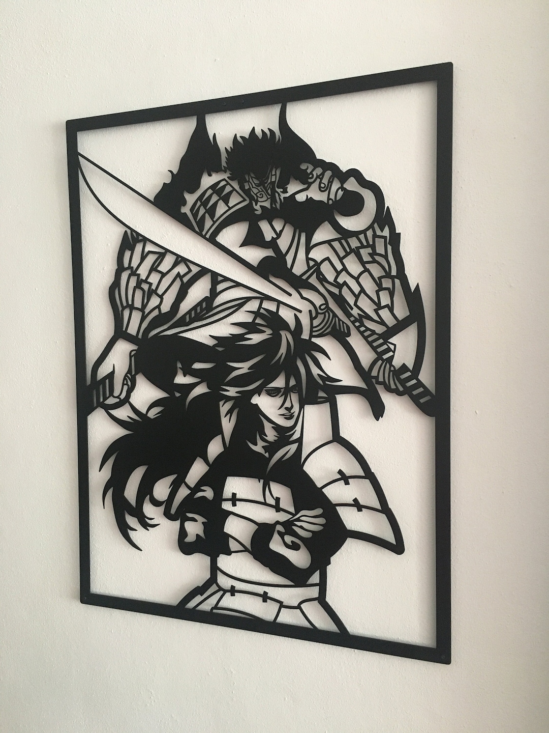 Anime Metal Wall Art, Anime Metal Wall Decor, Anime Poster, Anime ...