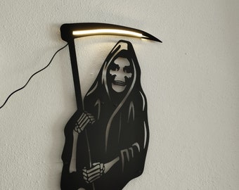 Grim Reaper Neon Sign - Etsy