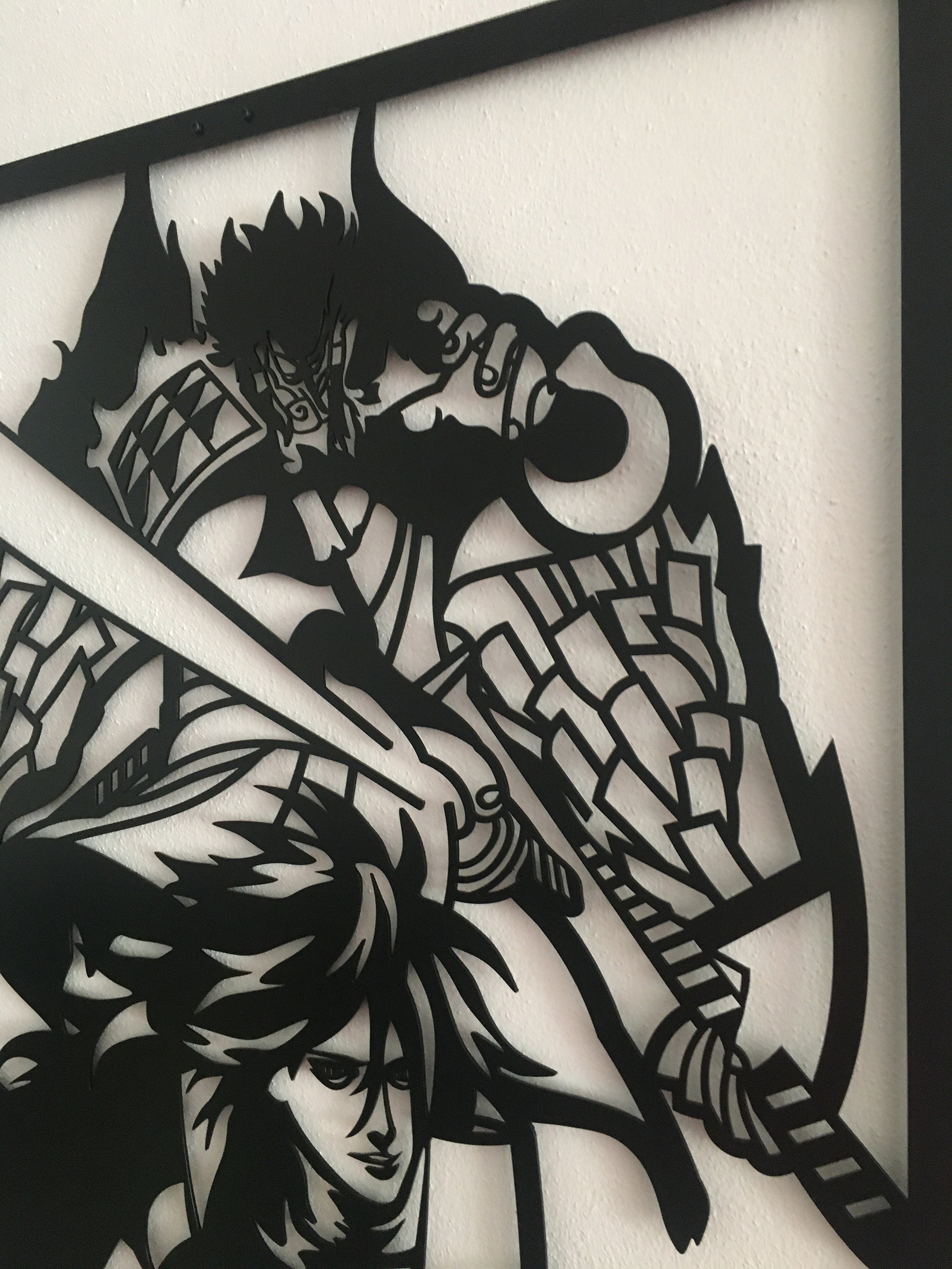 Anime Metal Wall Art Anime Metal Wall Decor Anime Poster - Etsy