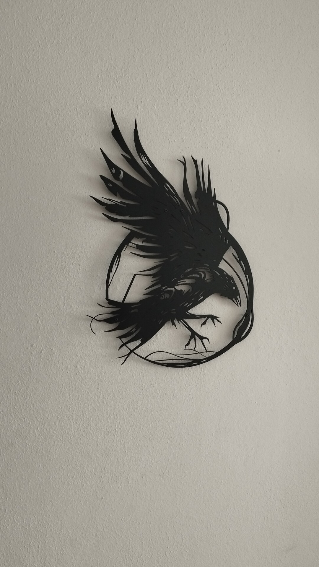 Raven Metal Wall Art, Crow Metal Wall Decor, Gothic Home Decor - Etsy