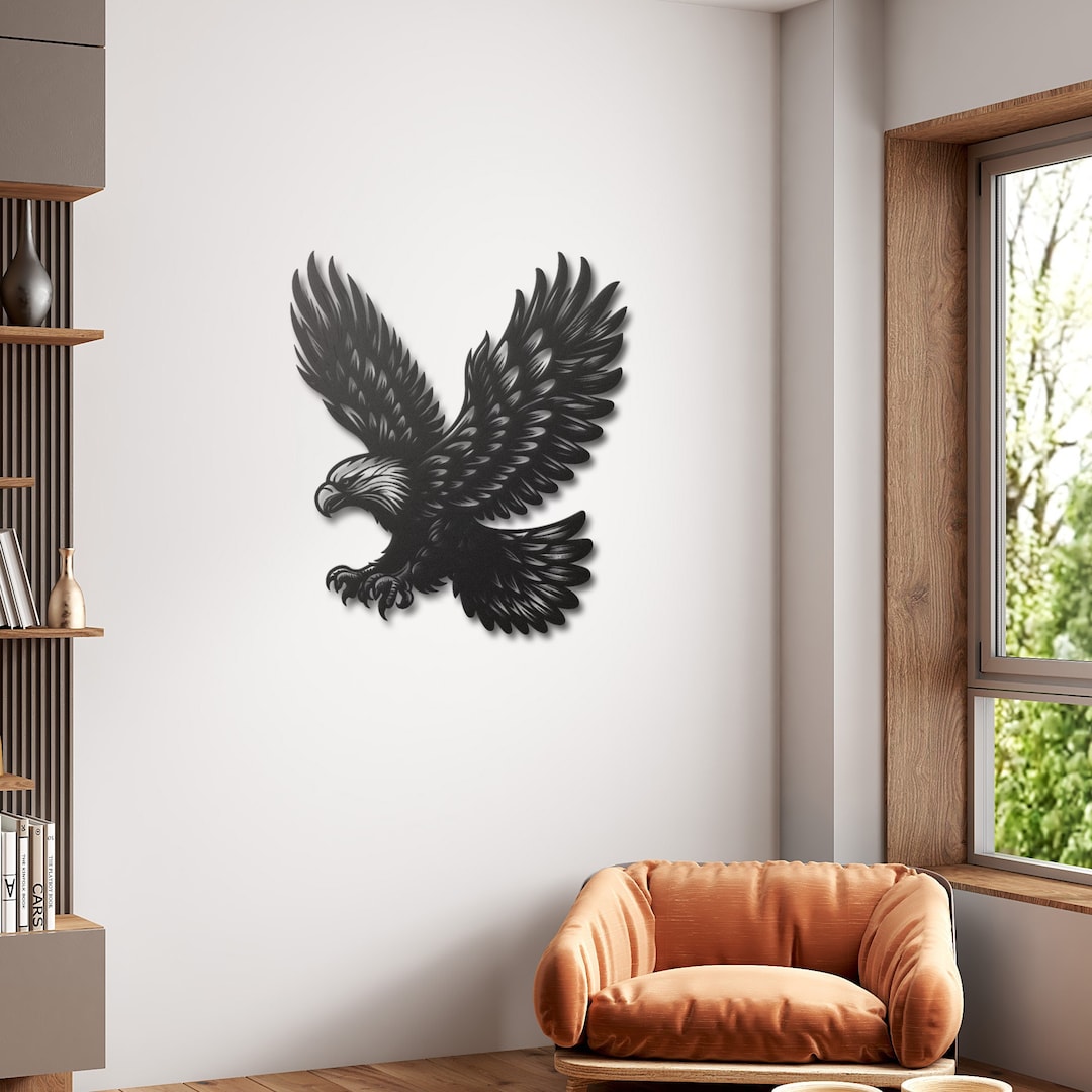 Eagle Metal Wall Art, Eagle Metal Wall Decor, Eagle Metal Sign ...