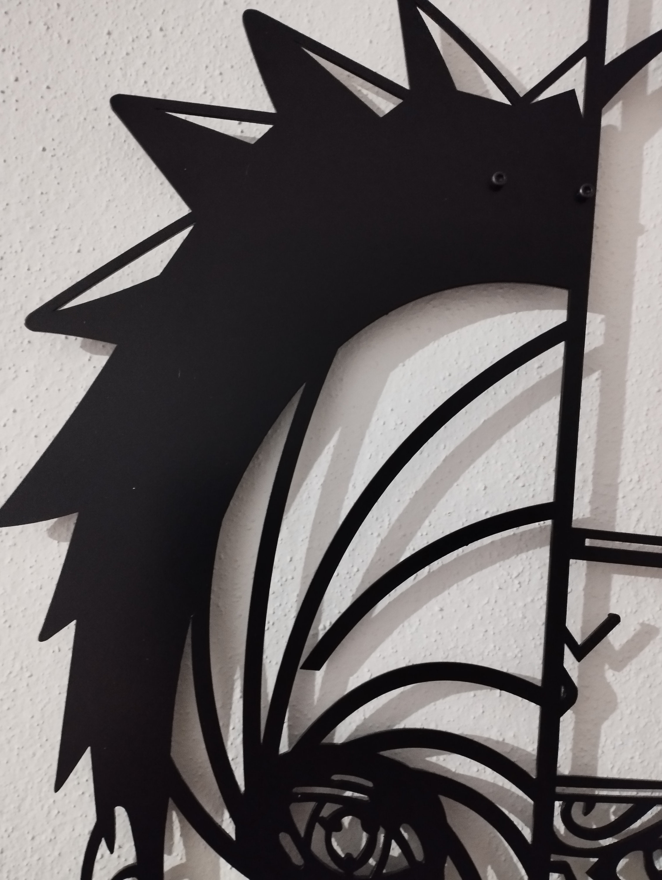 Ninja Sensei Metal Wall Art, Anime Ninja Wall Decor, Anime Bedroom ...