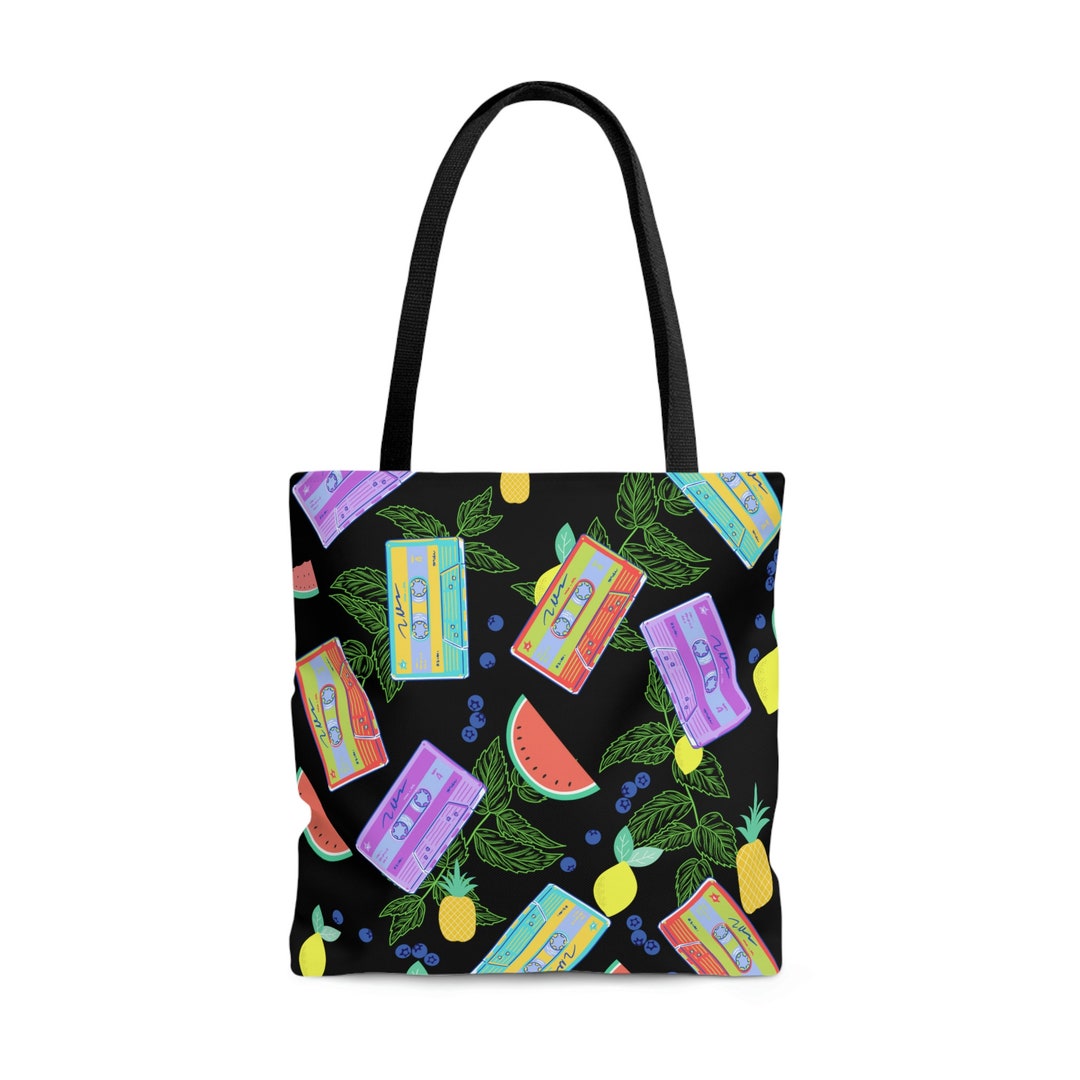Mixed Cassette Tape Tote Reusable Tote Bag Shoulder Shopping - Etsy Mixed Cassette Tape Tote Reusable Tote Bag Shoulder Shopping - Etsy