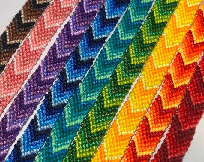 Chevron Friendship Bracelets - Etsy Canada