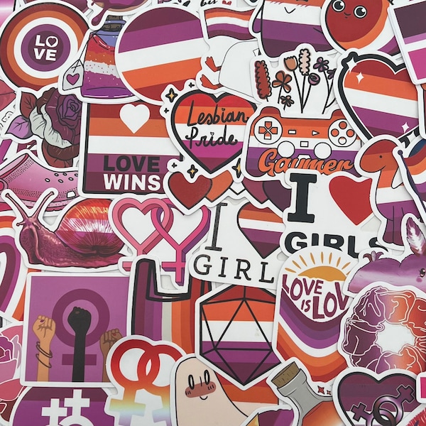Lesbian Sticker - Etsy UK