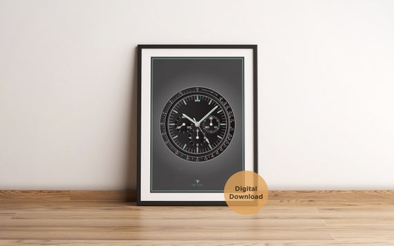 Omega Speedmaster Watch Printable Wall Art Watch Print - Etsy
