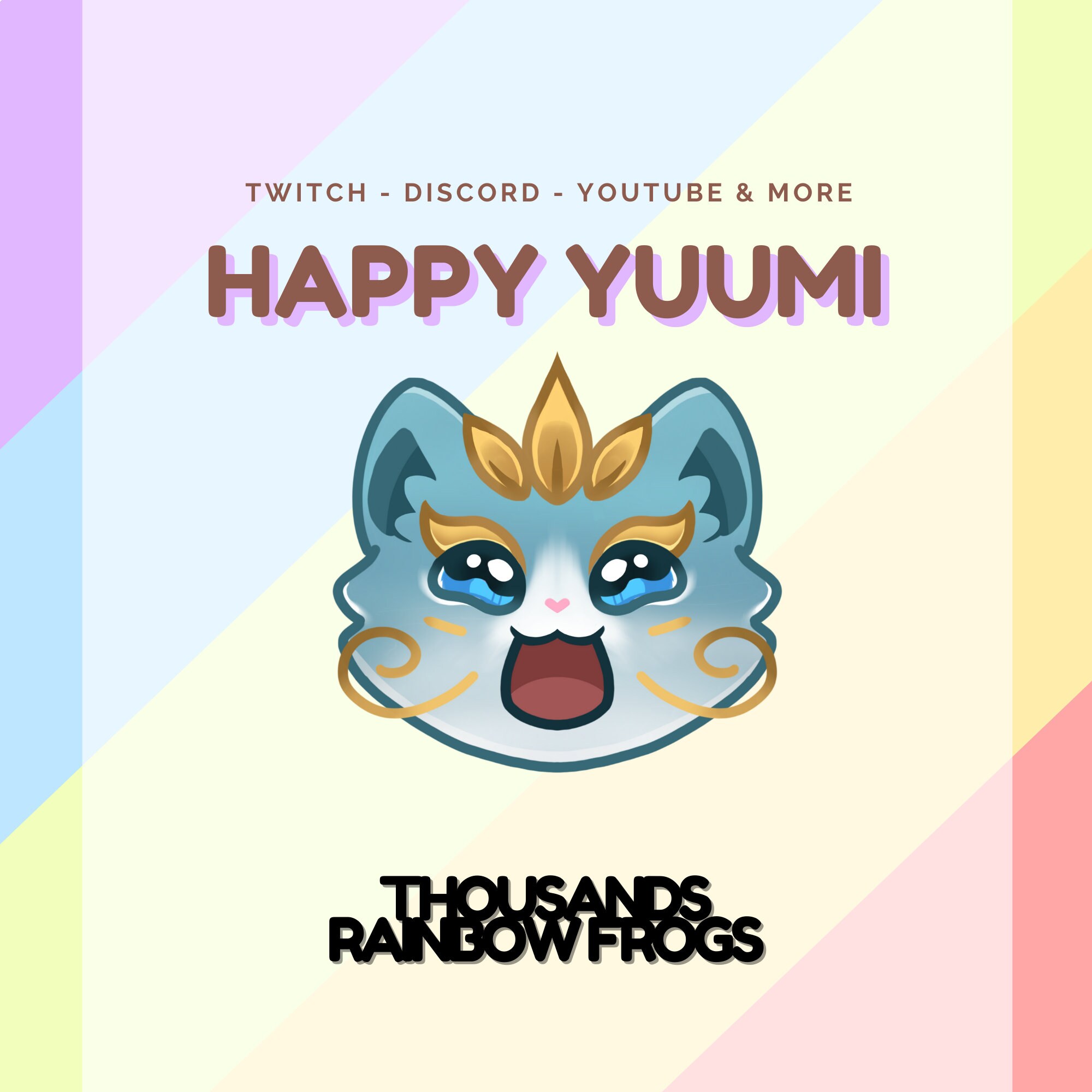 TWITCH & DISCORD Emotes Yuumi From League of Legends - Etsy