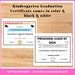 Printable Kindergarten Graduate Certificate, Kindergarten Class of 2024 ...