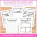 Positive Behavior Intervention Worksheets, Students Behavior Reflection ...