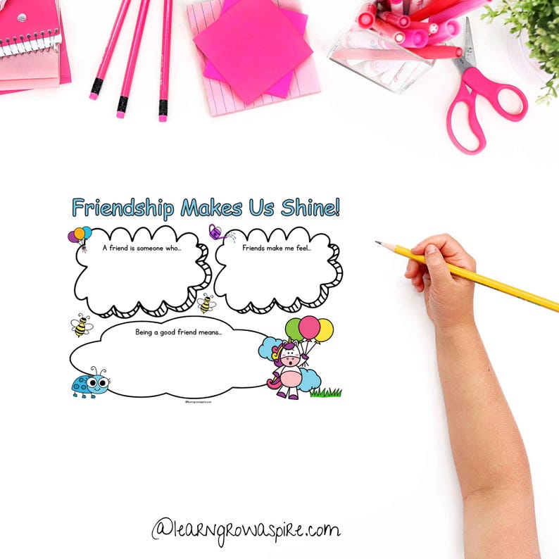 Friendship Activities for Kids: Social Skills Worksheets (printable PDF ...