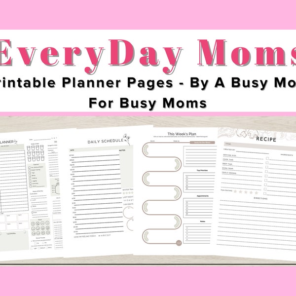 Mom Planner - Etsy