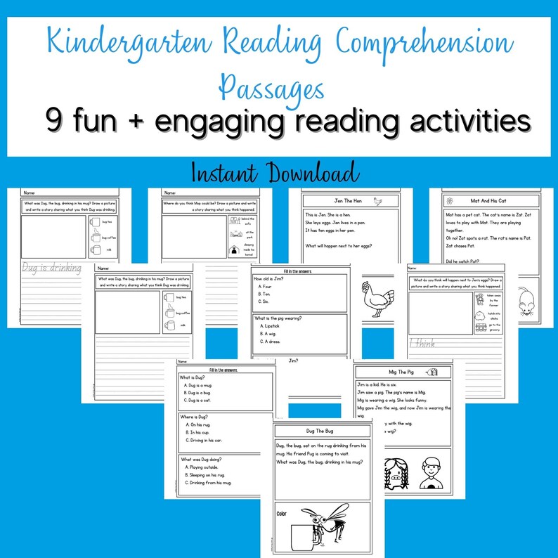 Decodable Readers Decodable Stories Kindergarten Reading - Etsy
