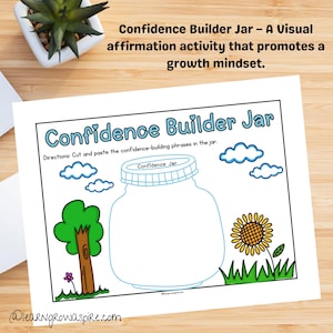Self-esteem Activities for Kids: Confidence Building Worksheets (PDF ...