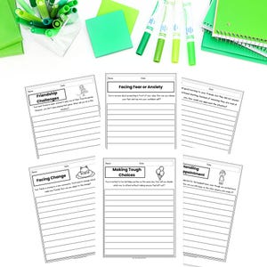 Flexible Thinking Worksheets for Kids, Coping Skills in Difficult ...