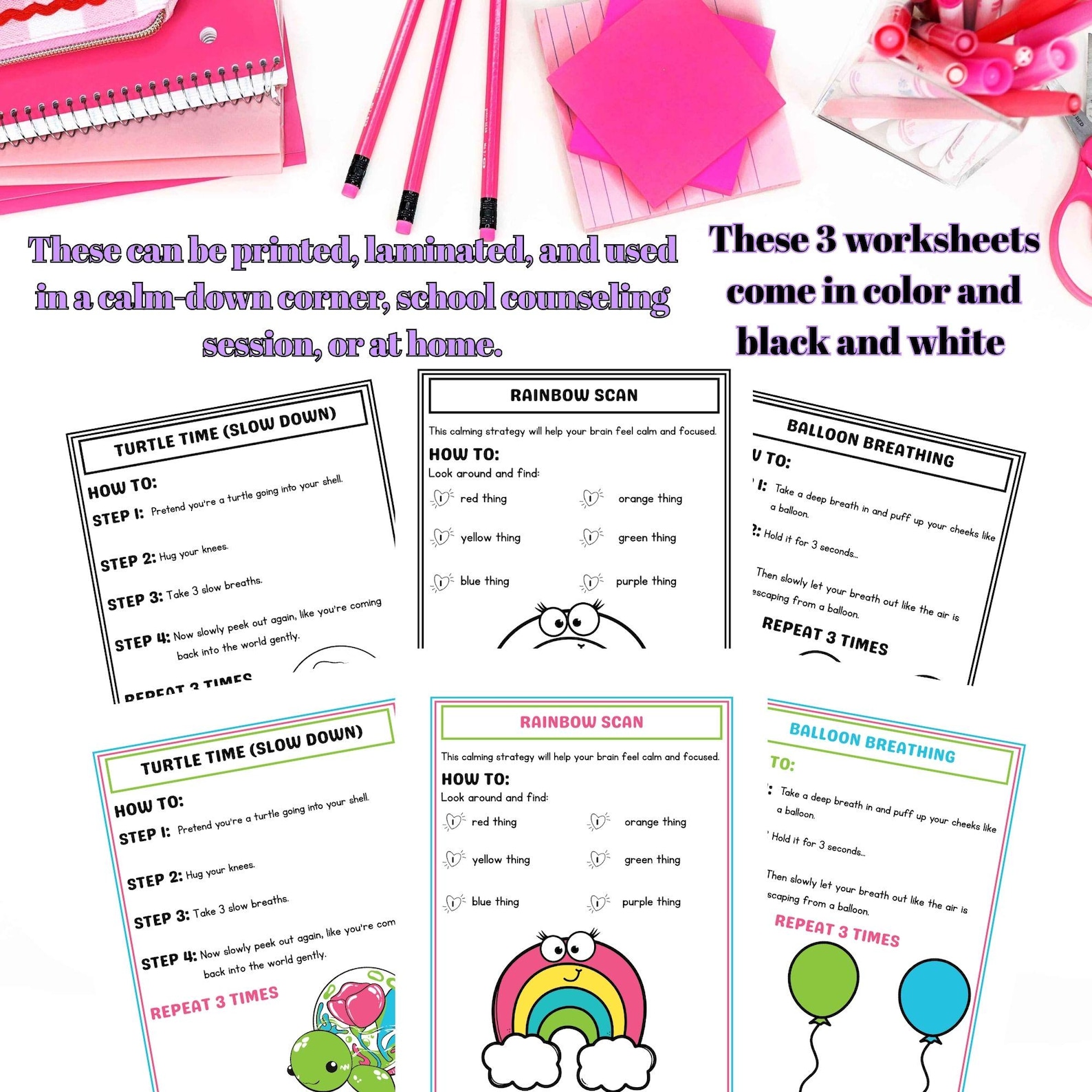 Grief and Loss Worksheets for Kids Printable, Coping Skills Activities ...