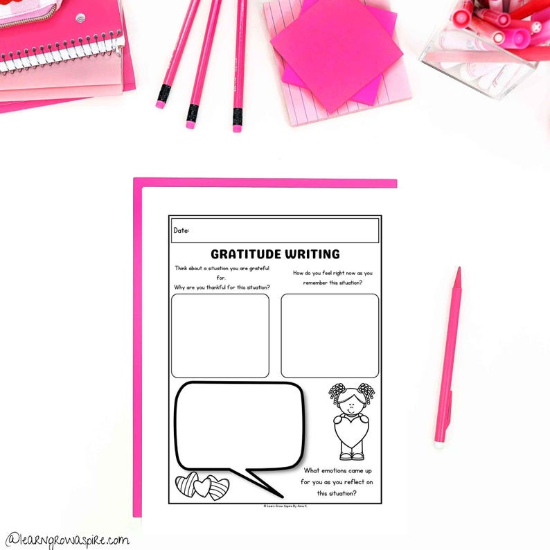 Kids Gratitude Printable Gratitude Journal Kids Gratitude Worksheets ...