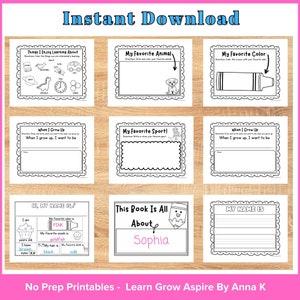 All About Me Activities for Preschool, Kindergarten & First Grade ...