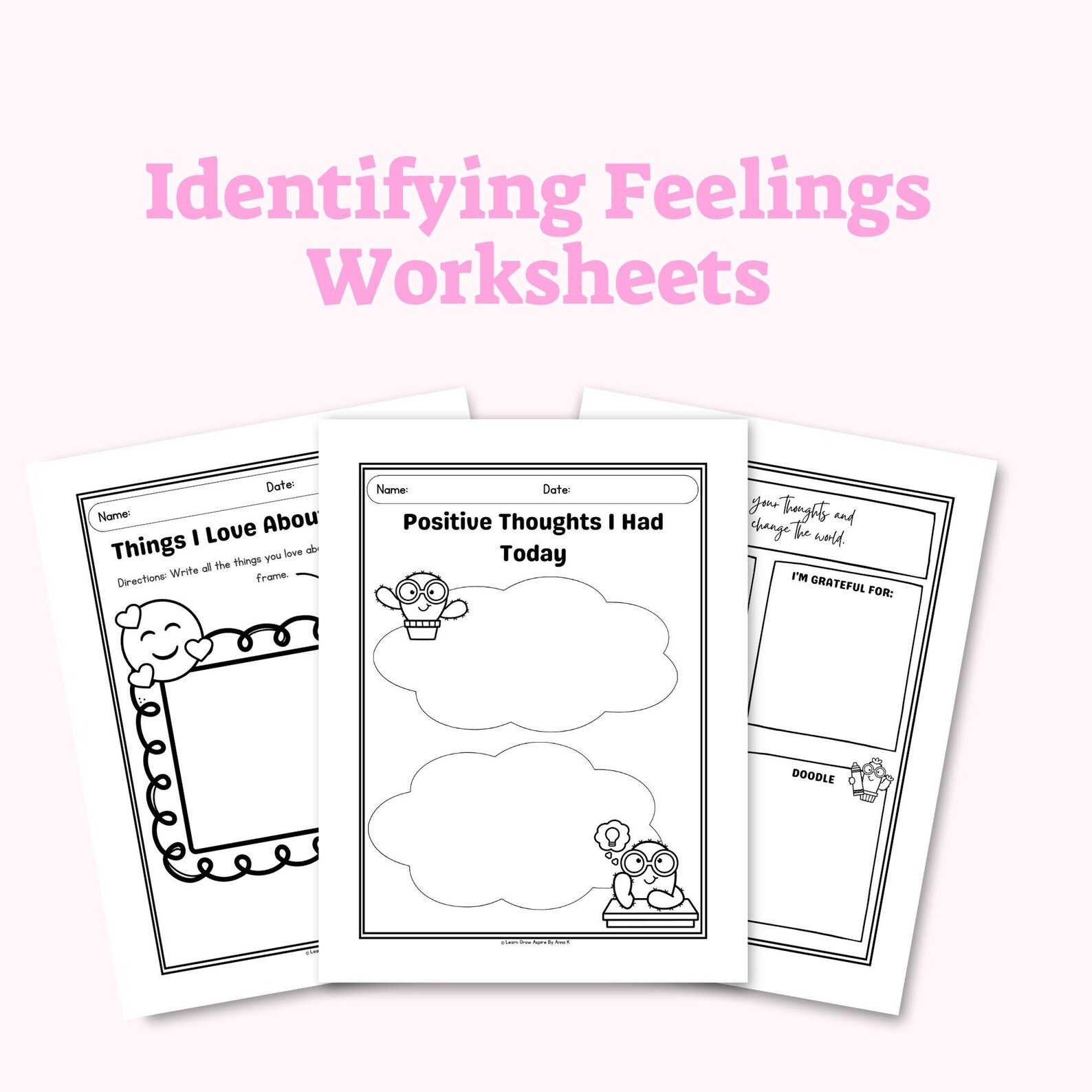 Emotional Regulation and Coping Skills for Kids, Identifying Emotions ...