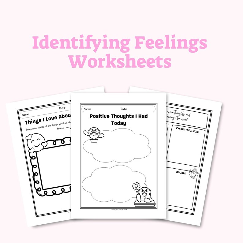 Kids Emotional Regulation Workbook: Feelings & Coping Skills (digital ...