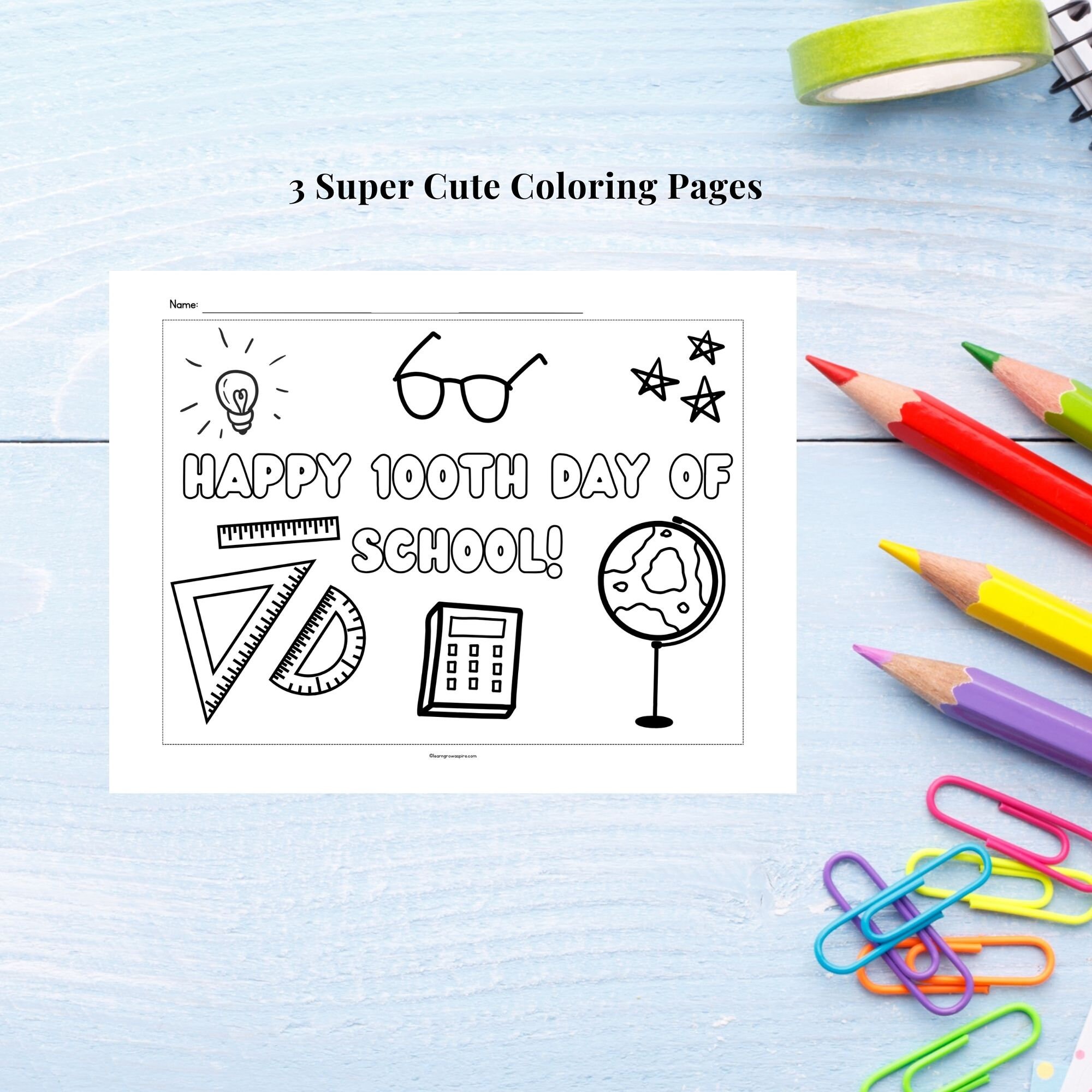 100 Days of School Activities for Preschool, Kindergarten & First Grade ...