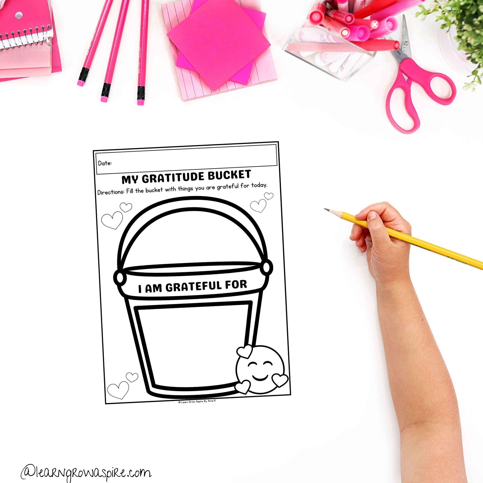 Kids Gratitude Printable Gratitude Journal Kids Gratitude Worksheets ...