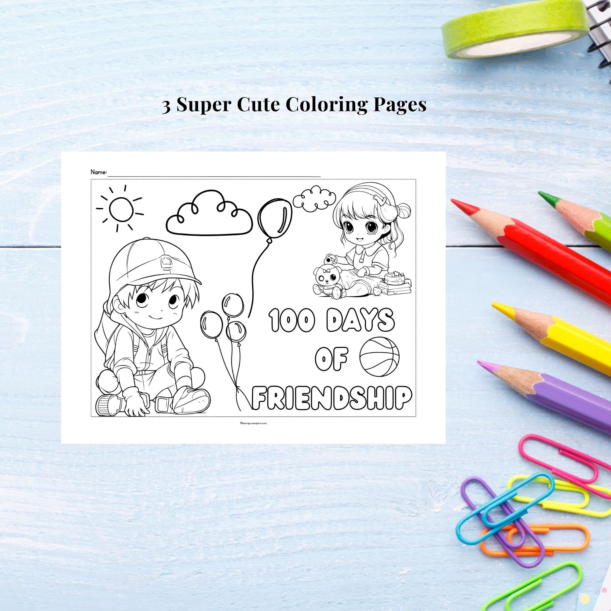 100 Days of School Activities for Preschool, Kindergarten & First Grade ...